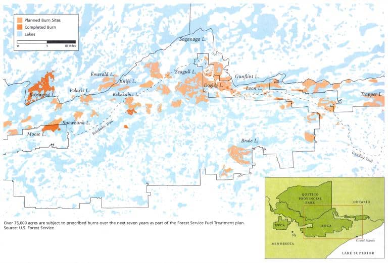 Prescribed Burns Begin in and Near BWCA