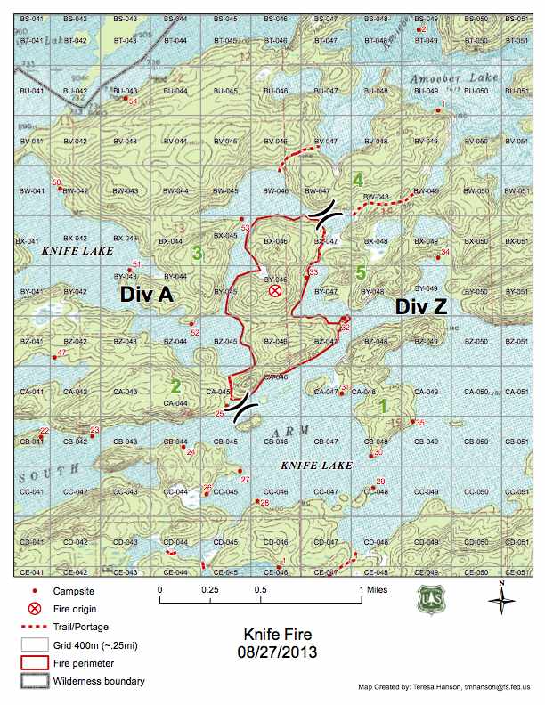 Forest Service Fighting Two Small Fires in Boundary Waters | Quetico ...