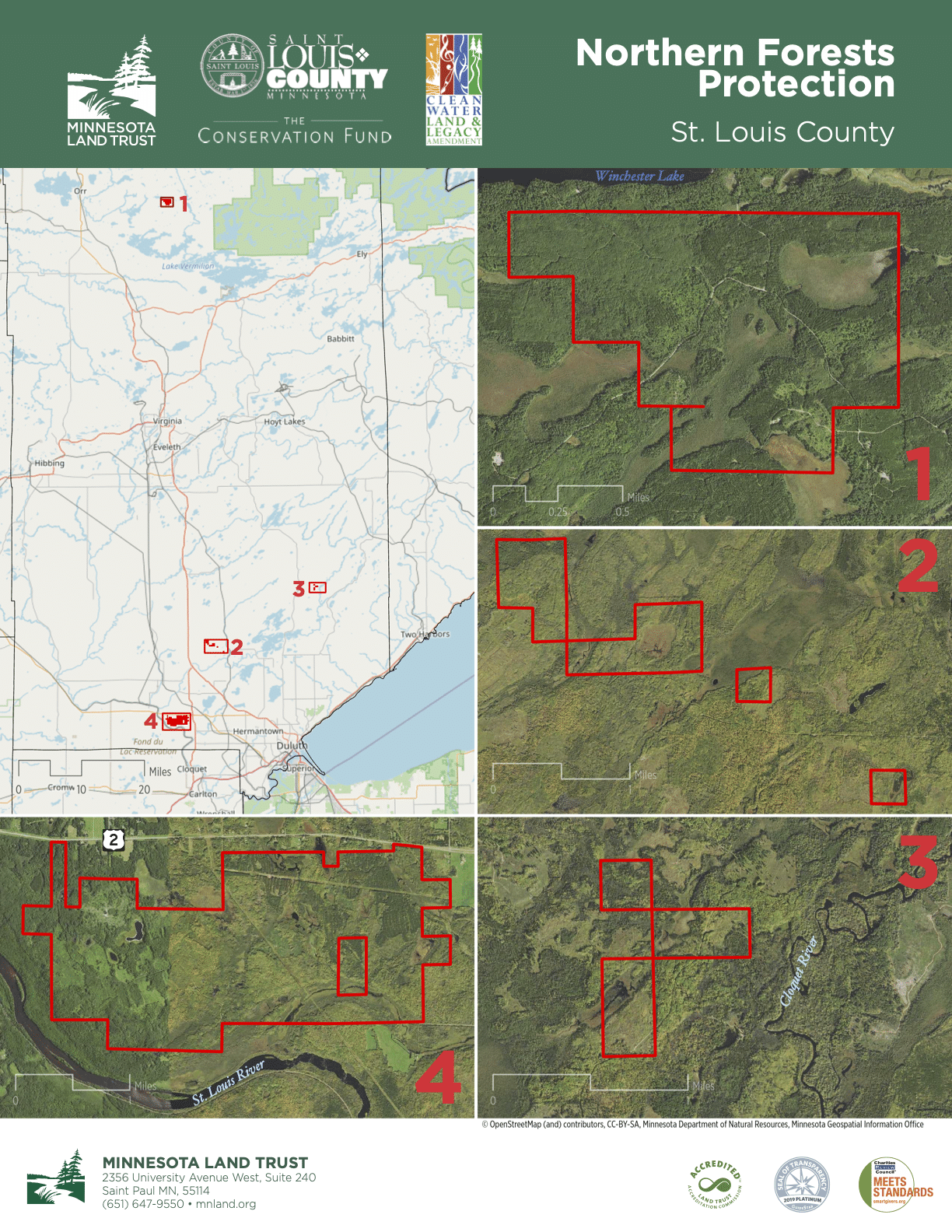4,000+ acres of timber company land protected in northern MN