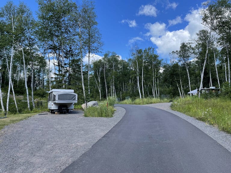 Grand tour of new campground at Split Rock Lighthouse State Park