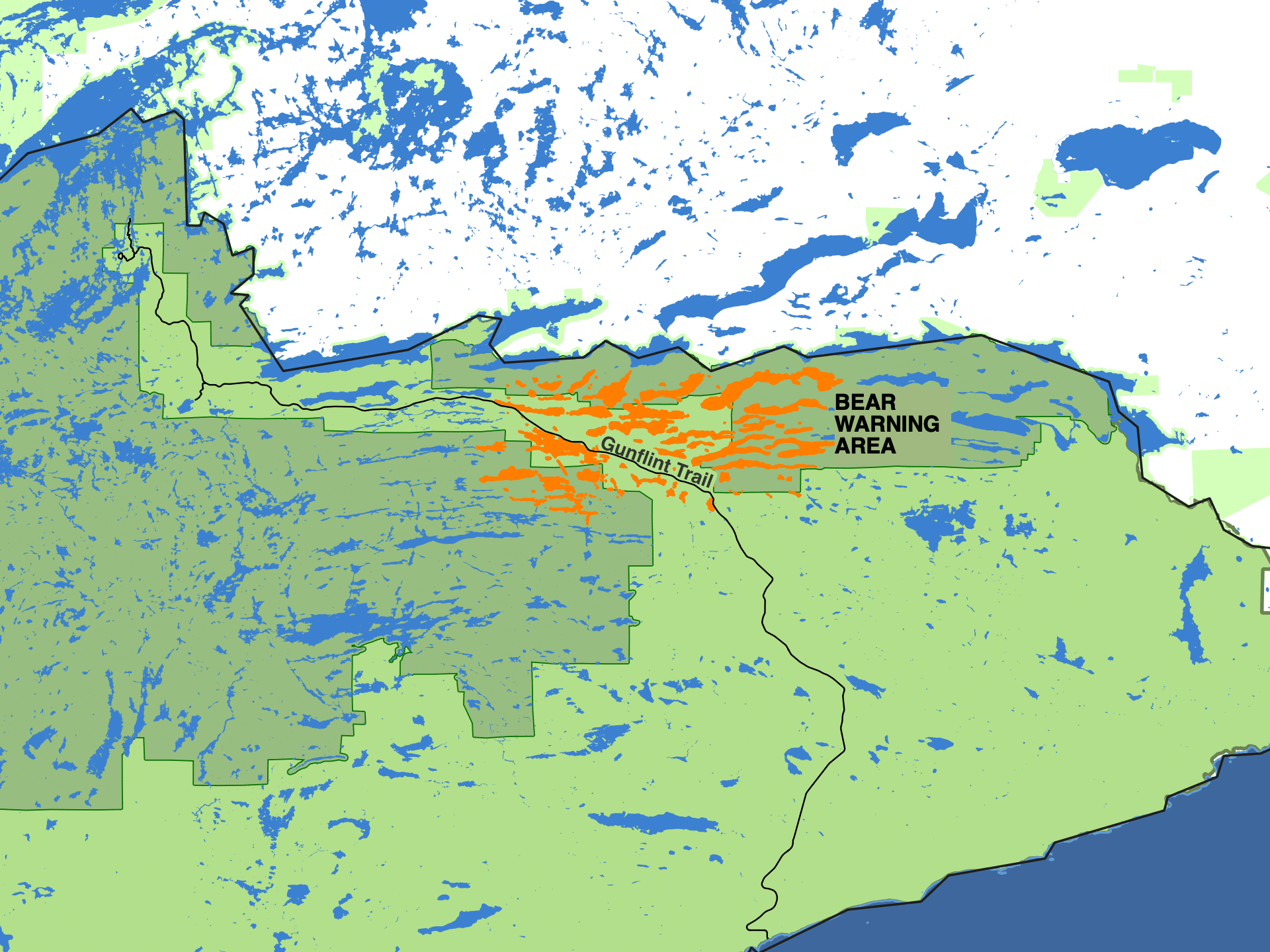 Black bears raiding campsites around Gunflint Trail lakes