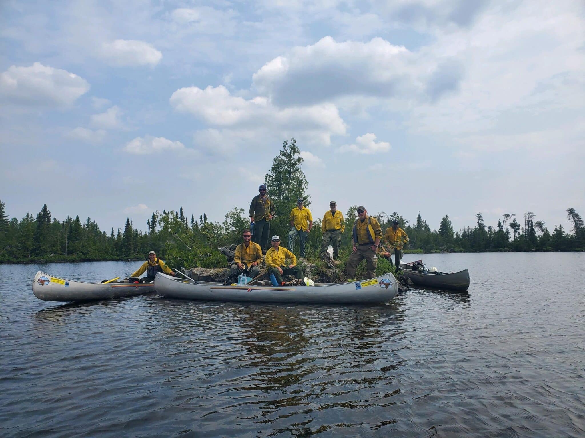 Spice Lake Wildfire in Boundary Waters Canoe Area