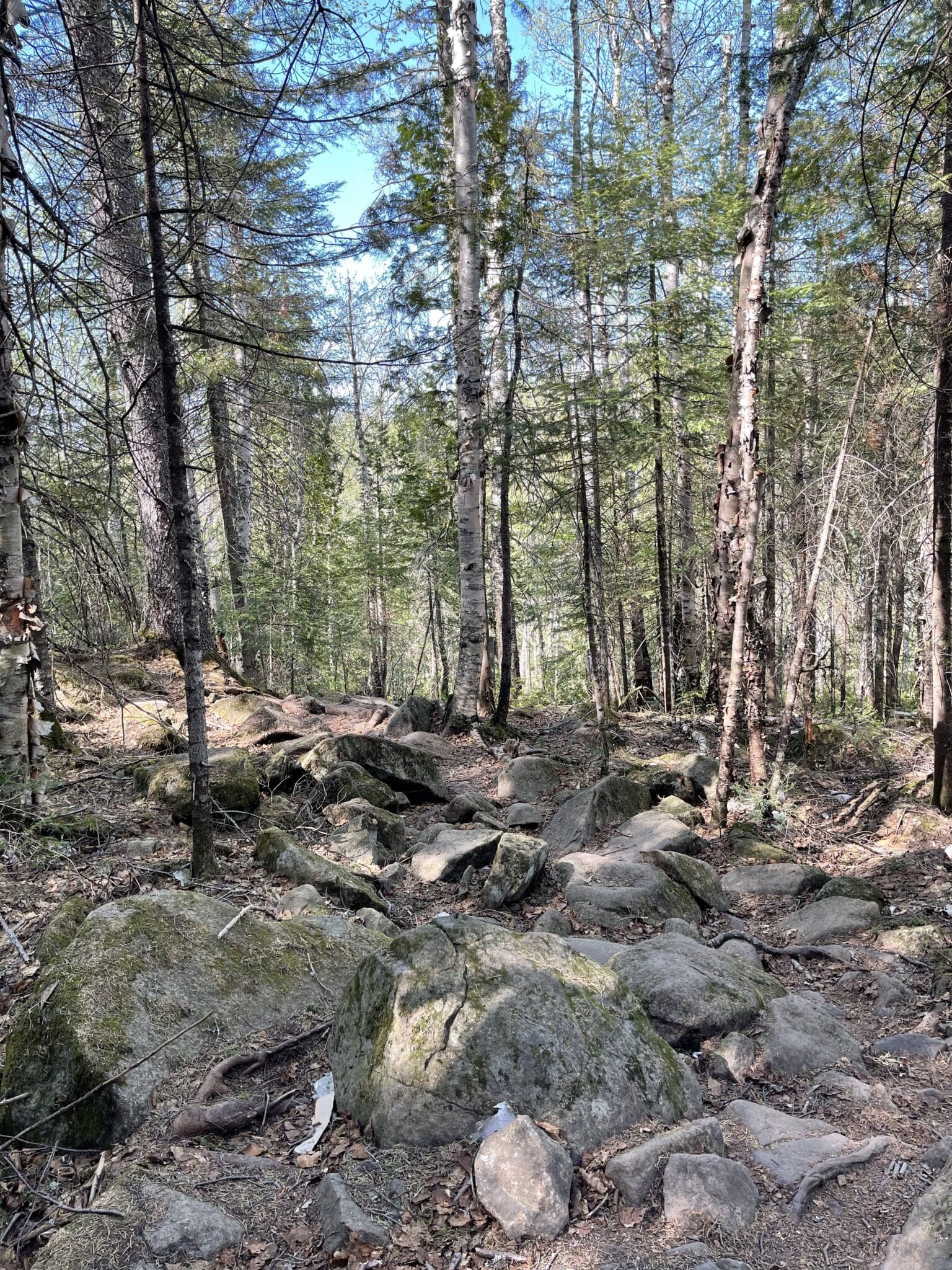 Camping next to a waterfall at George Crosby Manitou State Park