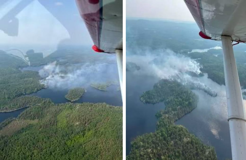 Spice Lake Wildfire in Boundary Waters Canoe Area