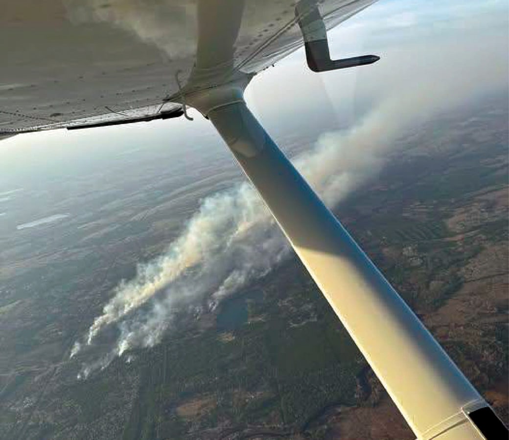 Wildfires burn in the southern part of the Superior National Forest