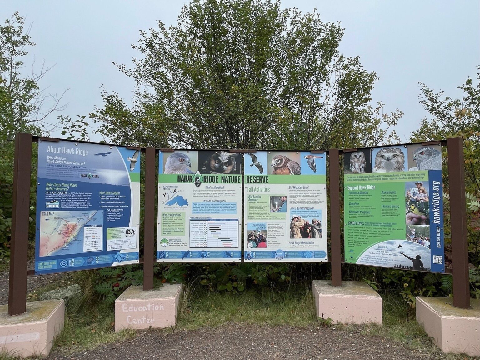 Hawk Ridge Bird Observatory in Duluth, MN
