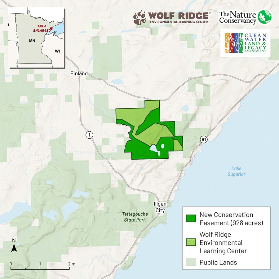 New conservation easement protects 928 acres at Wolf Ridge | Quetico ...